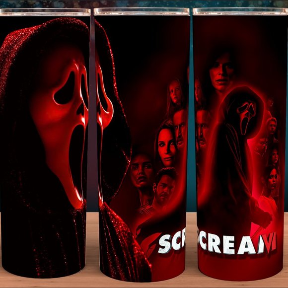 Handmade | Dining | Scream Vi Ghostface Slasher Red Horror Movie Cup ...